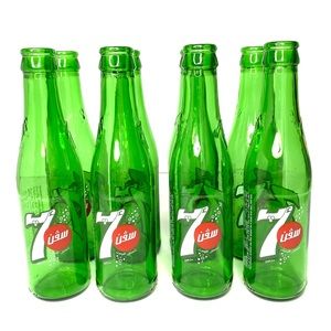 7up | Dining | 7up Soda Retro 25ml Art Middle East Arabic Script Empty ...